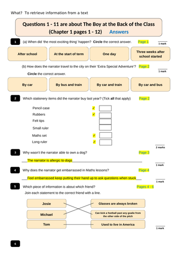 32 lessons - 'The Boy at the Back of the Class' by Onjali Rauf - Year 4 ...