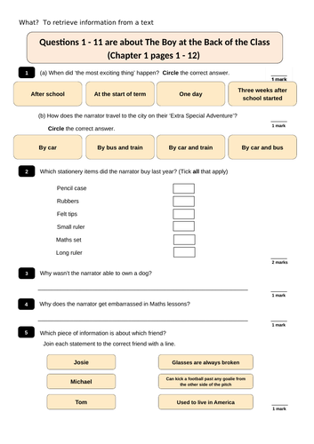 32 lessons - 'The Boy at the Back of the Class' by Onjali Rauf - Year 4 ...