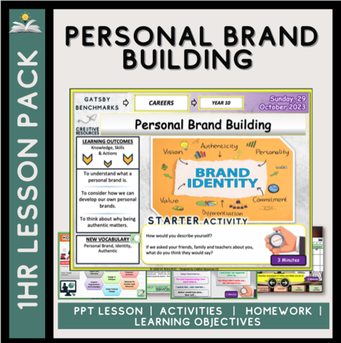 Personal Branding - Careers Lesson | Teaching Resources