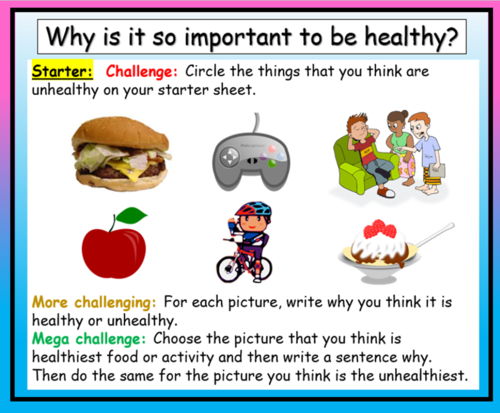 Healthy Lifestyles | Teaching Resources