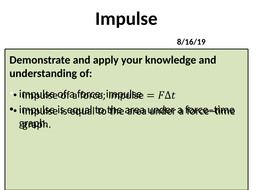 Impulse - A level Physics (OCR A) by PeteRiley | Teaching Resources