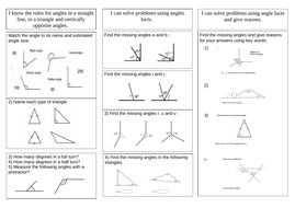 Angle Rules Worksheets | Teaching Resources
