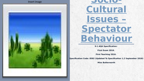AQA 9-1 GCSE PE - Socio-Cultural Issues - Spectator Behaviour ...