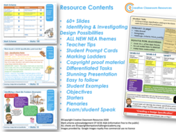 GCSE DT NEA AQA Guide to Section B – Design Brief/Client Needs ...
