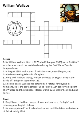 William Wallace Activity Bundle | Teaching Resources