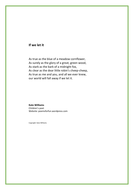 Climate change poem - 'If we let it' | Teaching Resources