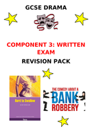 Eduqas GCSE Drama Component 3 Written Exam Revision Pack | Teaching ...