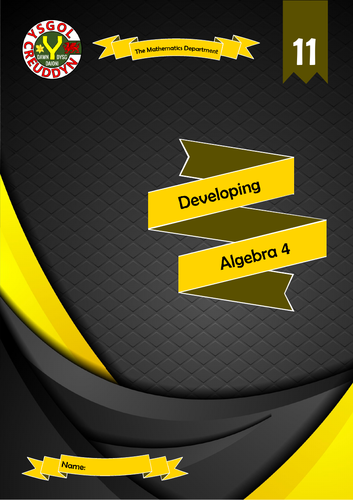 Developing Algebra 4 | Teaching Resources Developing Algebra 4 | Teaching Resources
