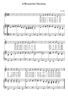 A Wonderful Machine - Preschool Video, Song and Sheet Music | Teaching ...