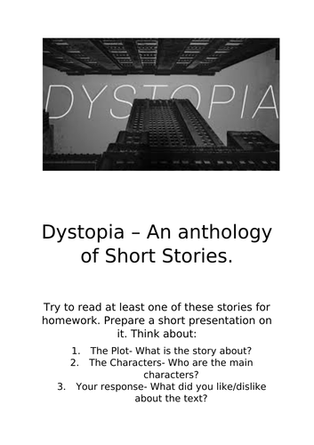 Dystopia- Examination Day | Teaching Resources