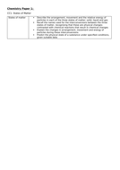 EDEXCEL combined science chemistry paper 1 and 2 checklists | Teaching ...