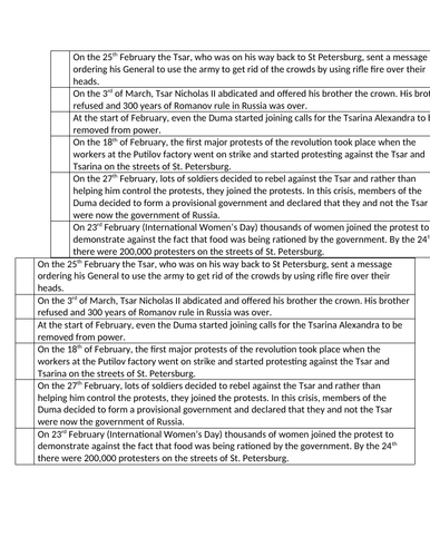 The Russian Revolution | Teaching Resources