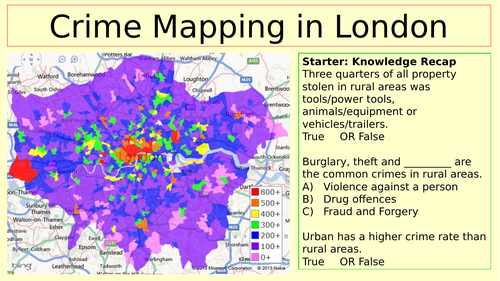 Geography of Crime SOW | Teaching Resources