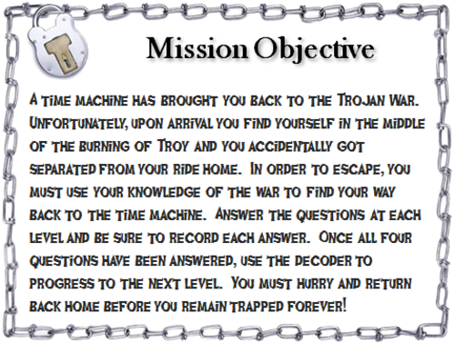 Trojan War Activity: Escape Room Social Studies (Homer's Iliad and ...