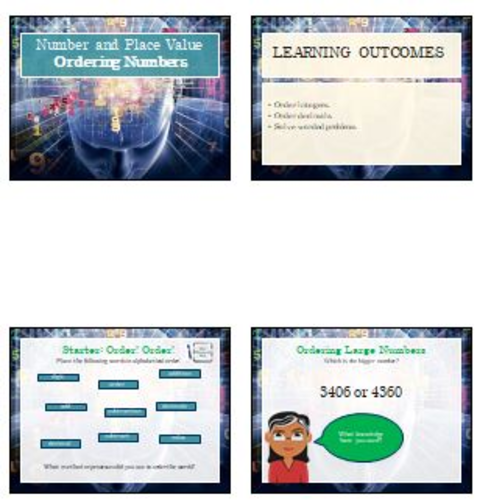 Place Value & Ordering Numbers Lesson Pack | KS3, GCSE Foundation ...