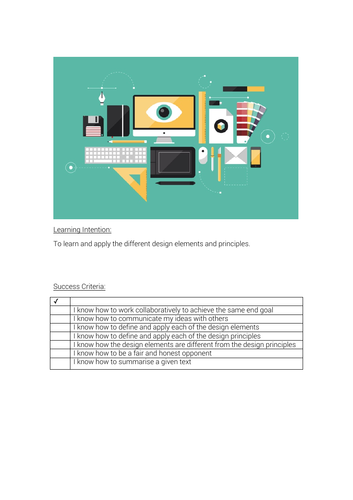 Visual Communication Design | Unit Of Work | Presentations | Learning ...