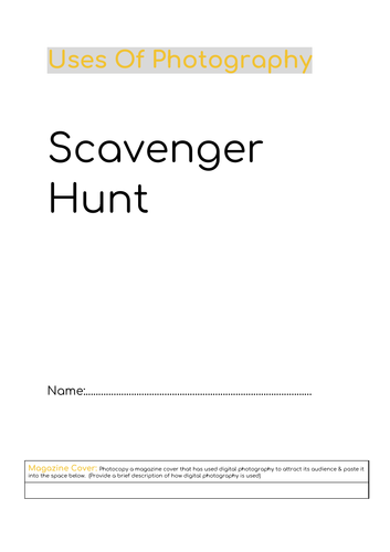 BTEC LEVEL 3 Media Extended Diploma | Unit 27: Digital Photography ...