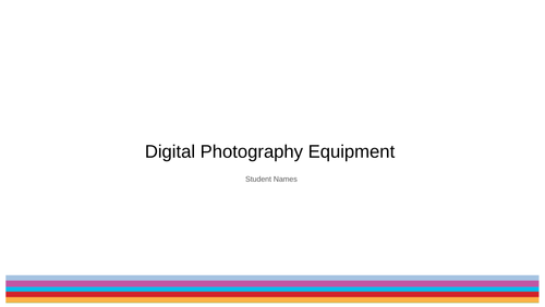 BTEC LEVEL 3 Media Extended Diploma | Unit 27: Digital Photography ...