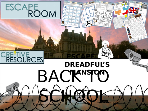 Back to School Transition Escape Room | Teaching Resources