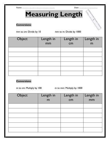 **Measuring Length & Capacity** | Teaching Resources