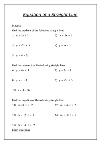 10 GCSE Foundation Geometry Worksheets | Teaching Resources