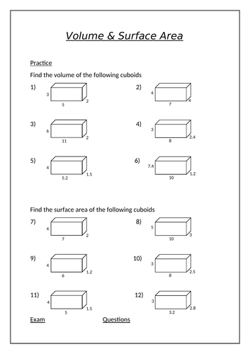10 GCSE Foundation Geometry Worksheets | Teaching Resources