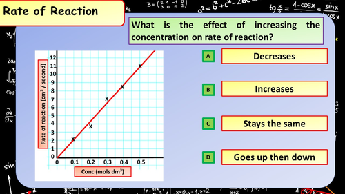 £1 ONLY! KS4 AQA GCSE Chemistry (Science) Rate of Reaction Multiple ... £1 ONLY! KS4 AQA GCSE Chemistry (Science) Rate of Reaction Multiple ...