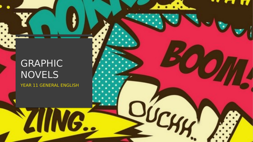 Graphic Novel / Comic Strip Unit of Work | Teaching Resources