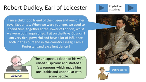 Love Island: Who should Queen Elizabeth I marry? | Teaching Resources