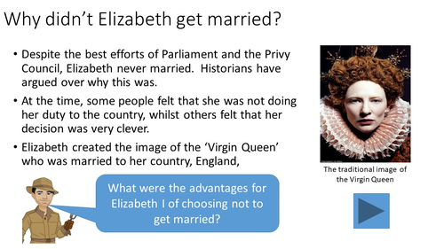 Love Island: Who should Queen Elizabeth I marry? | Teaching Resources
