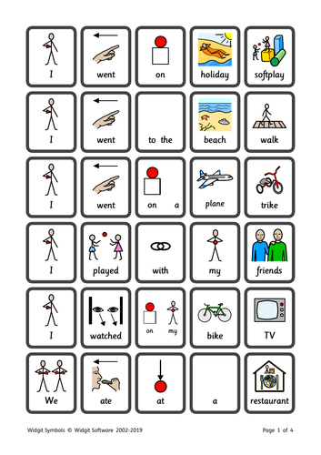 WIDGIT symbolised back to school literacy tasks. | Teaching Resources