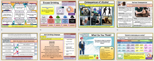 Dangers of Alcohol PSHE | Teaching Resources