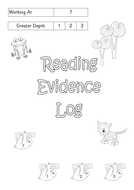 Year 2 - KS1 - Teacher Assessment Framework - Reading Evidence Sheet ...
