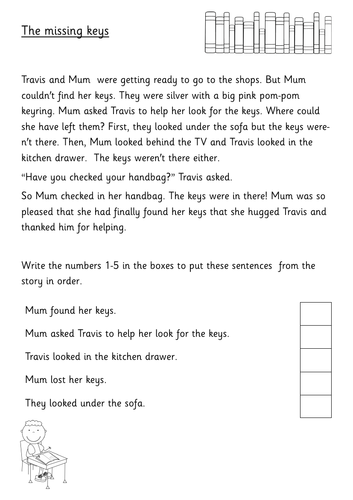 Year 2 - Reading - Sequencing Activities - SATs style | Teaching Resources