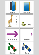 Opposite words in Spanish | Teaching Resources