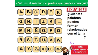 Spanish Scrabble for starter or plenary | Teaching Resources