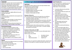 J276 OCR Computer Science Unit 1.8 Revision Sheets / Practice Questions ...