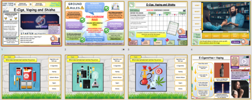 E-Cigs, Vaping and Shisha PSHE | Teaching Resources