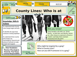County Lines - Gangs - Who is at risk? by cre8tivecurriculum | Teaching ...