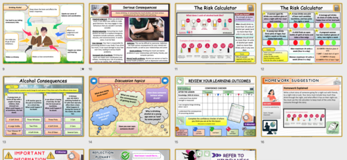 Drugs, Alcohol and Staying Safe | Teaching Resources