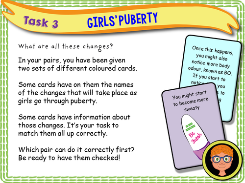 Girls' Puberty PSHE | Teaching Resources