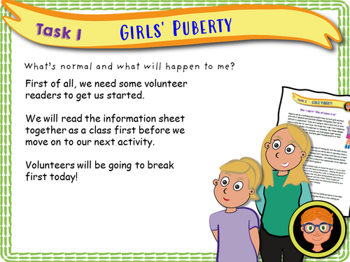 Girls' Puberty PSHE | Teaching Resources