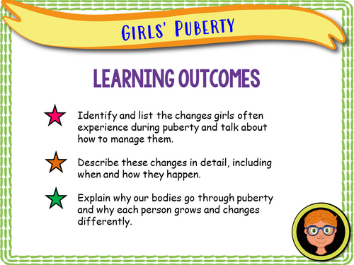 Girls' Puberty PSHE | Teaching Resources