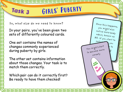 Girls' Puberty PSHE | Teaching Resources