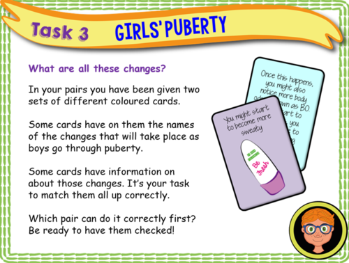 Girls' Puberty PSHE | Teaching Resources