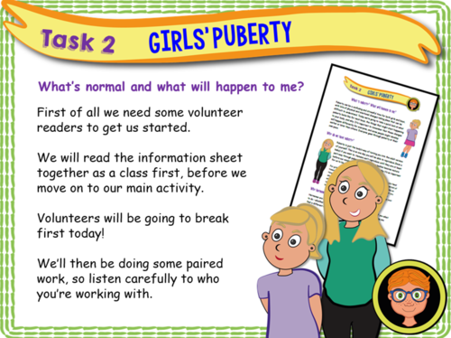 Girls' Puberty PSHE | Teaching Resources