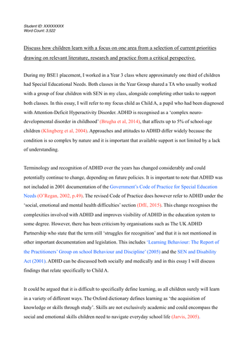 University of Roehampton style School Direct/PGCE Essays | Teaching ...