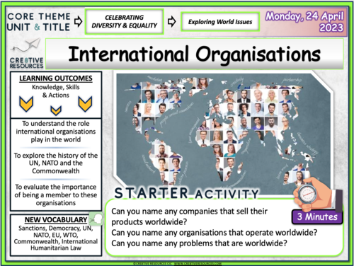 International Organisations | Teaching Resources