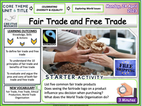 Fair Trade + Free Trade | Teaching Resources