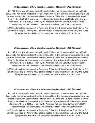 North Korea's Invasion of South Korea - 25th June 1950 | Teaching Resources